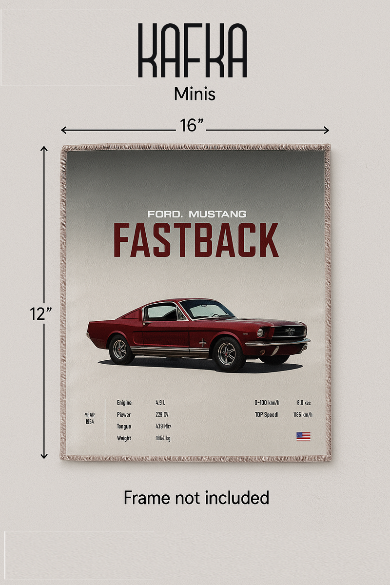 Ford Mustang Mini Canvas – kafka