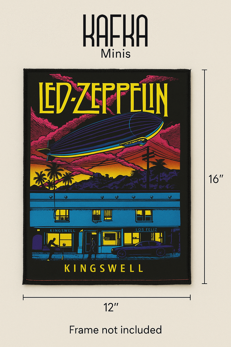 Led Zepplin Mini Canvas – kafka