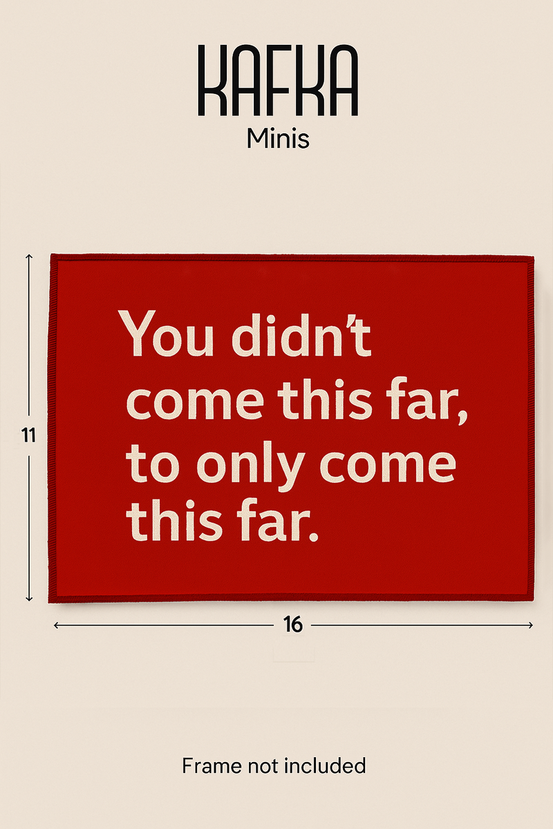 Motivation: Keep Going Mini Canvas – kafka