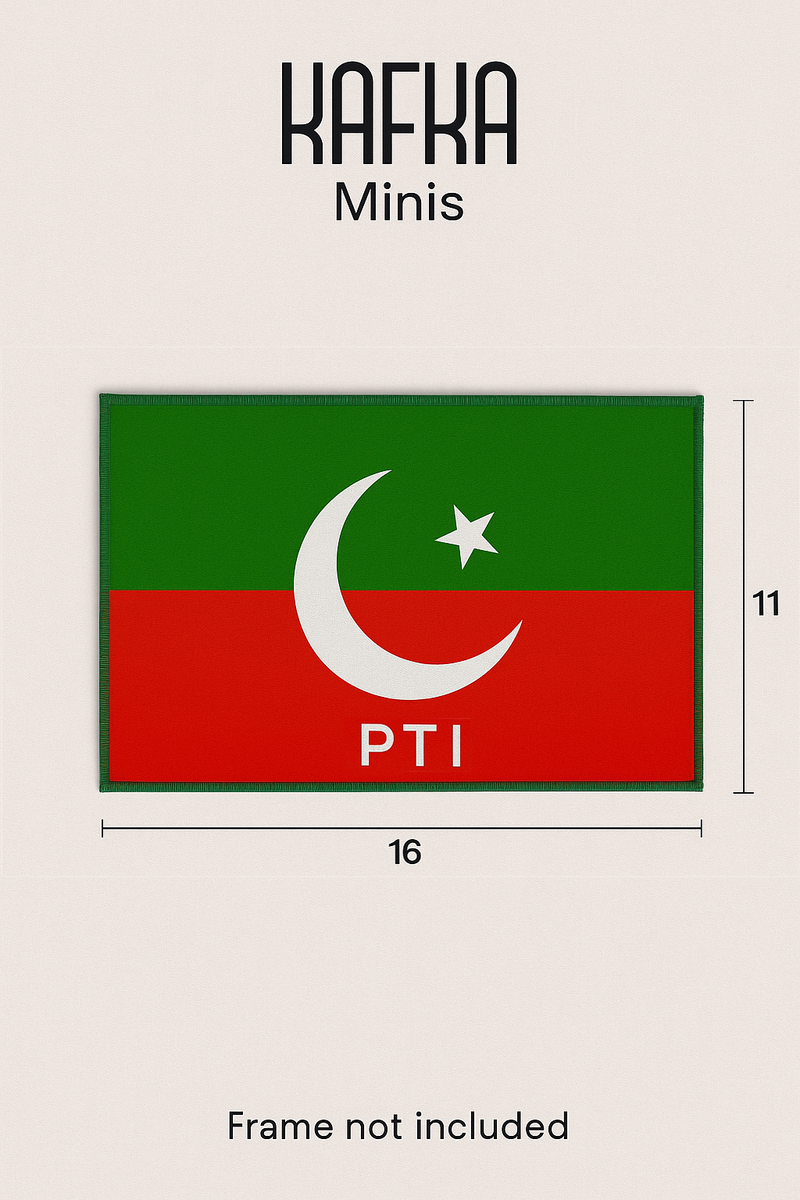PTI Flag Mini Canvas – kafka