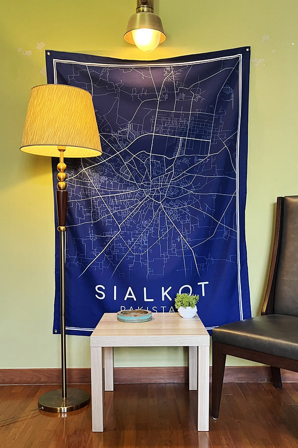 Sialkot Map Tapestry – kafka